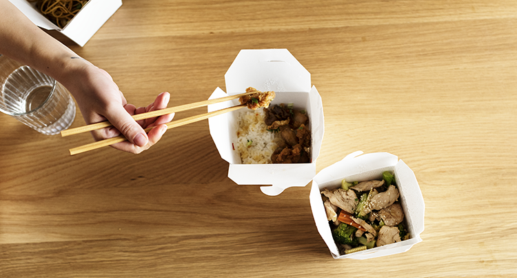 Food delivery take out store